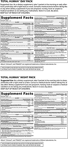 ONNIT Total Human - Daily Vitamin Packs for Men & Women (60 Pack) - 10 ...